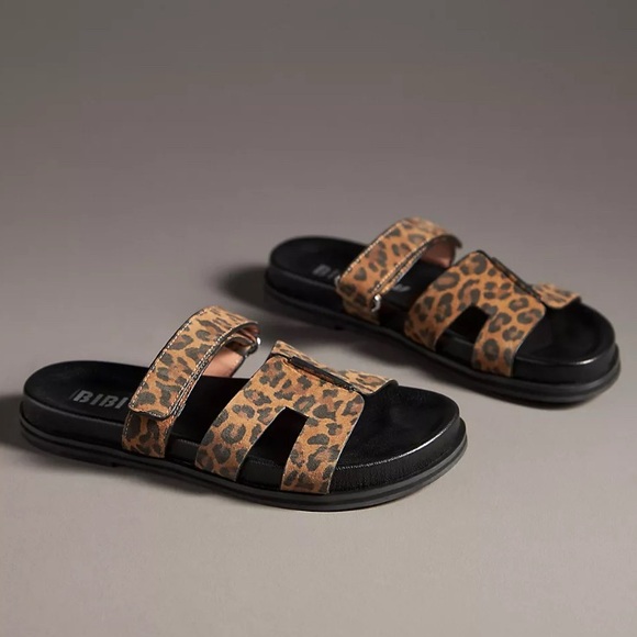 Bibilou | Shoes | Bibi Lou Anthropologie Cutout Slide Sandals New In ...